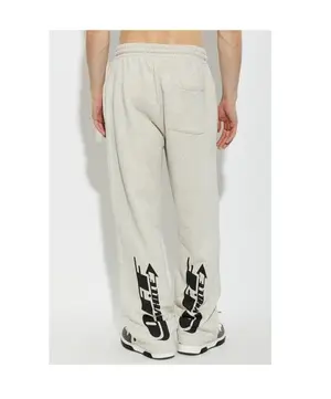 Off-White Elastic-waist Athletic Pants