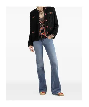 Dolce & Gabbana Dolce Gabbana Flared Denim Trousers - Multicolor