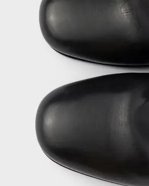 Prada Leather Block-heeled Boots
