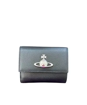 VIVIENNE WESTWOOD Orb Flap Wallet - Gray