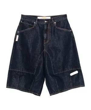 PDFCHANNEL Logo Denim Shorts