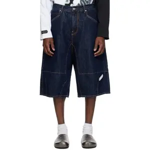 PDFCHANNEL Logo Denim Shorts