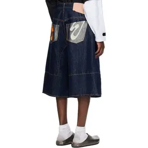PDFCHANNEL Logo Denim Shorts