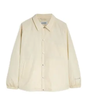 JIL SANDER Taffeta Padded Jacket - Chalk