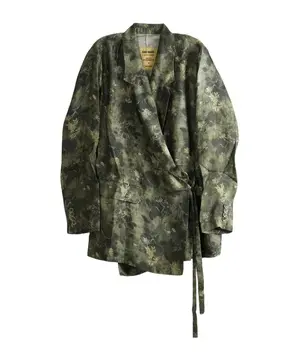UMA WANG Khloe Jacket - Green/grey