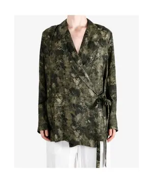 UMA WANG Khloe Jacket - Green/grey