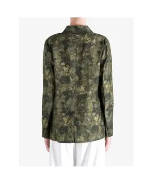 UMA WANG Khloe Jacket - Green/grey