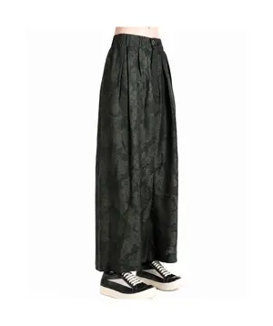 UMA WANG High-waisted Wide-leg Casual Trousers