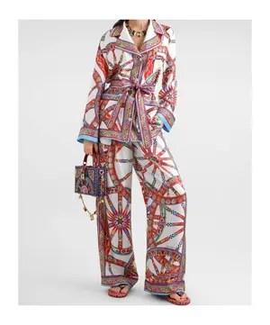 Dolce & Gabbana Carretto-print Silk Twill Shirt