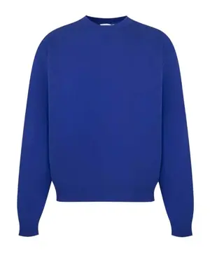 JIL SANDER Crew-neck Sweatshirt - Blue