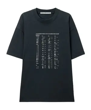 Alexander Wang Crystal Graphic Tee