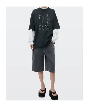 Alexander Wang Crystal Graphic Tee