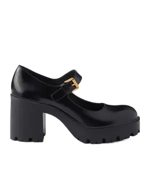 Prada Brushed Leather Pumps