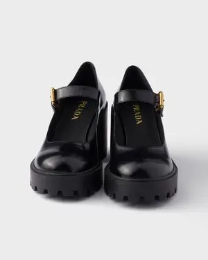 Prada Brushed Leather Pumps