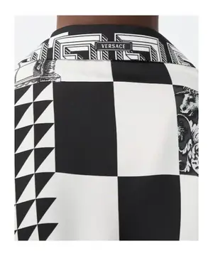 Versace Printed Silk Twill Regular Shirt