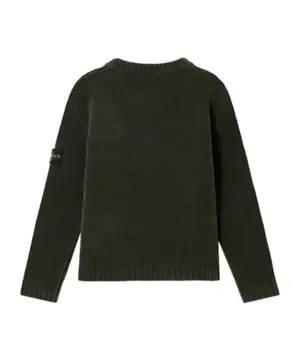 Stone Island Regular-fit Crewneck Jumper With Ribbed Trims
