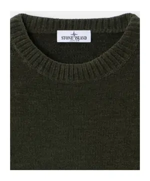 Stone Island Regular-fit Crewneck Jumper With Ribbed Trims