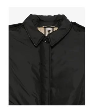 Burberry Belted Bubble-hem Coat