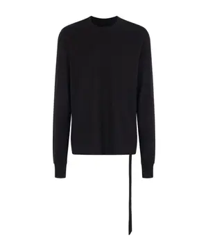 Rick Owens Tape Detailed Jersey T-shirt - Black