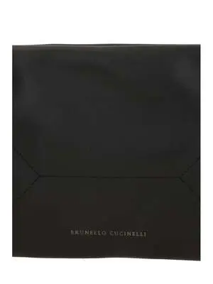 Brunello Cucinelli Logo Stamp Tote Bag