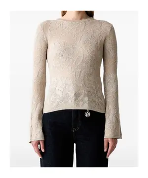 Liu Jo Floral-jacquard Crewneck Jumper