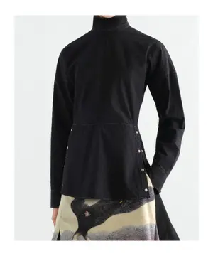LEMAIRE Press-stud Bib Top In Cotton Crepe