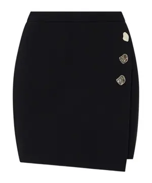 Liu Jo Asymmetrical Knit Mini Skirt
