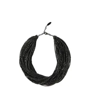 Brunello Cucinelli Multi-layered Necklace - Black