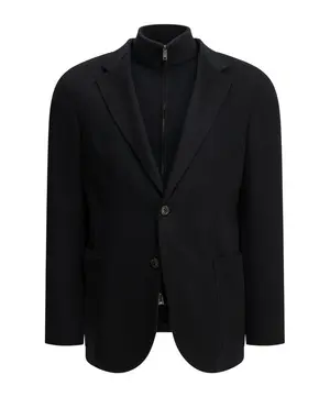 Zegna Navy Oasi Cashmere Jacket