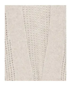Peserico Sequin-embellished Open-knit Cardigan