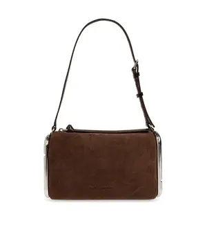 Marc Jacobs Small Zippered Shoulder Bag - Brown