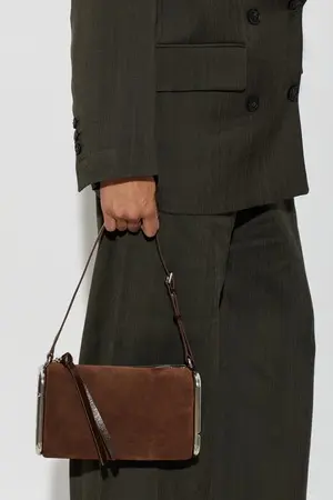 Marc Jacobs Small Zippered Shoulder Bag - Brown