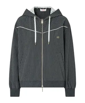 Liu Jo Hoodie With Lace Detailing - Grey