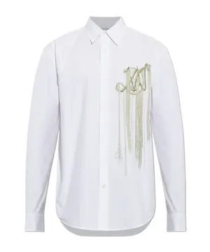 Dries Van Noten Embroidered Cotton Shirt