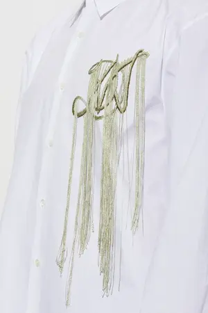 Dries Van Noten Embroidered Cotton Shirt
