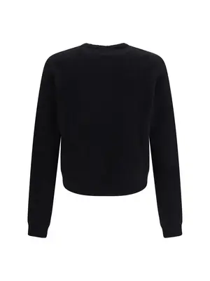 Rick Owens Signature Round Neck Sweater - Black