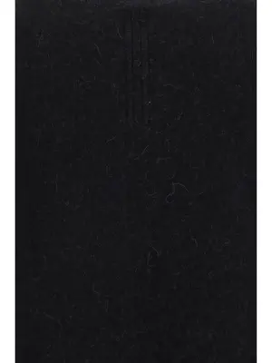 Rick Owens Signature Round Neck Sweater - Black