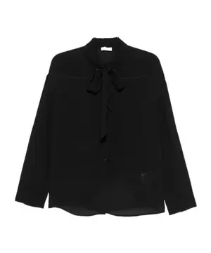 Liu Jo Bow-tie Blouse - Black