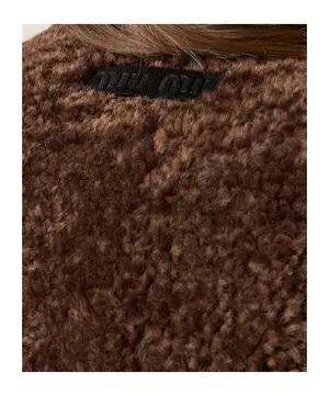 Miu Miu Shearling Blouson Jacket