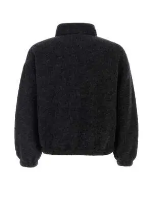 JIL SANDER Half-zip Sweatshirt - Black