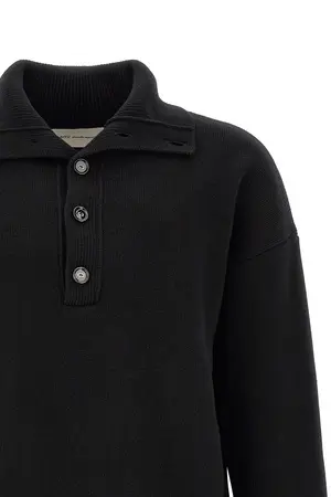 AMI Paris High Neck Jumper - Black