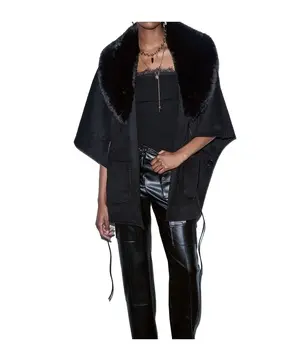 Liu Jo Synthetic Shearling Poncho