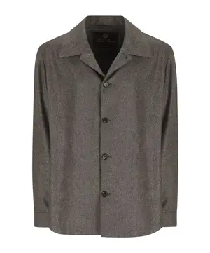 Loro Piana Long-sleeve Shirt Jacket - Black