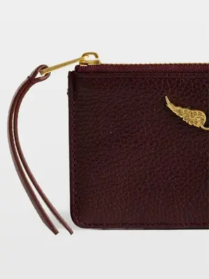 Zadig&Voltaire Voltaire Zip-around Leather Wallet