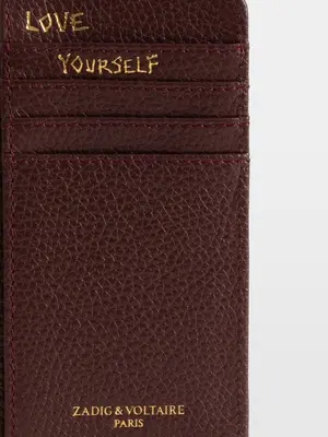 Zadig&Voltaire Voltaire Zip-around Leather Wallet