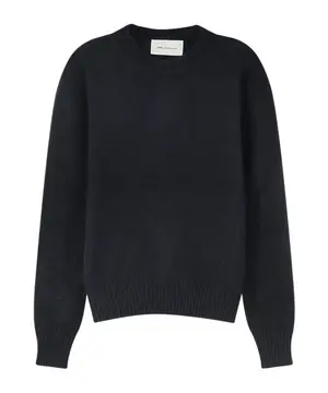 AMI Paris Long-sleeved Sweater - Black