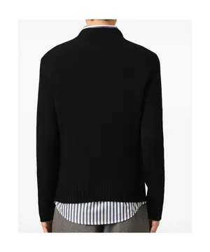 AMI Paris Long-sleeved Sweater - Black