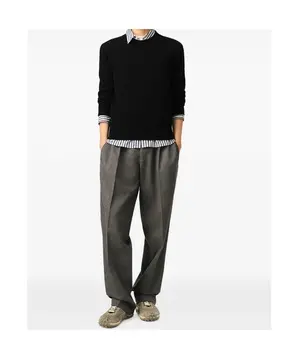 AMI Paris Long-sleeved Sweater - Black