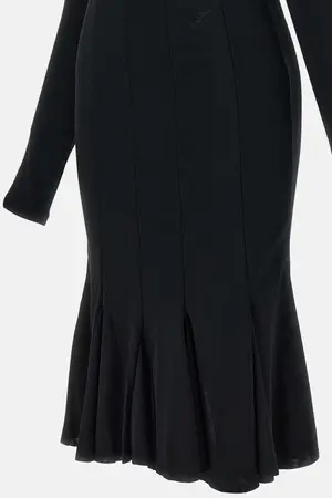 Jacquemus Long-sleeved Dress - Black