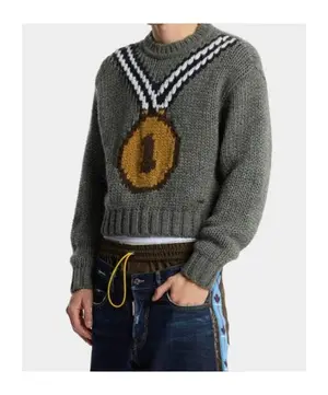 Dsquared2 Intarsia-knit Crew-neck Sweater